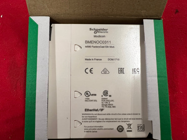 NEW BMENOC0311 Ethernet module M580 - 3-port FactoryCast Ethernet comm ...