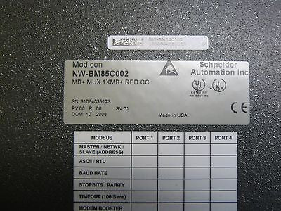 NWBM85C002 NEW! Modicon Modbus+ BridgeMux NW-BM85C-002 BM85C002 | PLC Ltd.