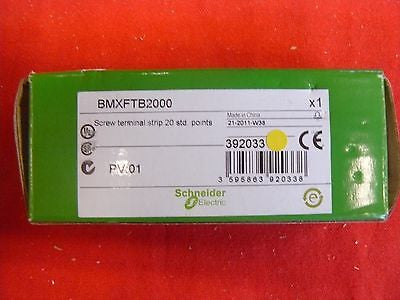 BMXFTB2000 BRAND NEW! M340 Spring Terminal Strip BMX-FTB-2000 | PLC Ltd.