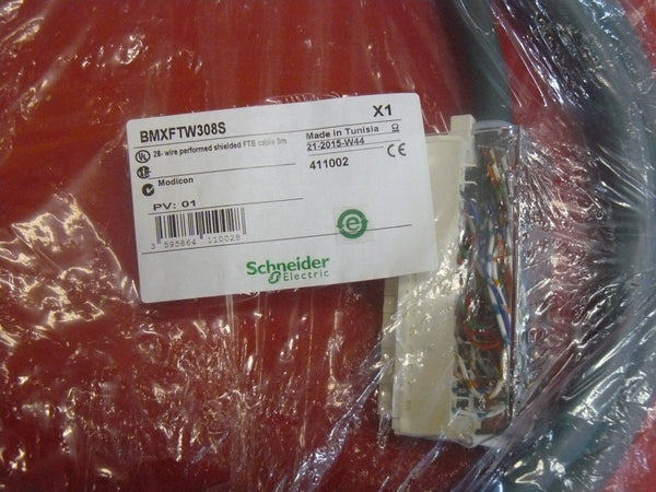 BMXFTW308S BRAND NEW! MODICON M340 BMX-FTW-308S 3M Cable | PLC Ltd.