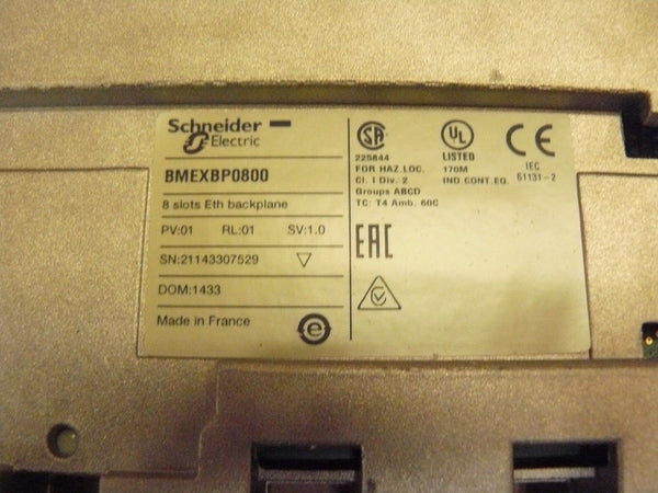 BMEXBP0800 BRAND NEW Schneider Electric Modicon X80 Backplane | PLC Ltd.