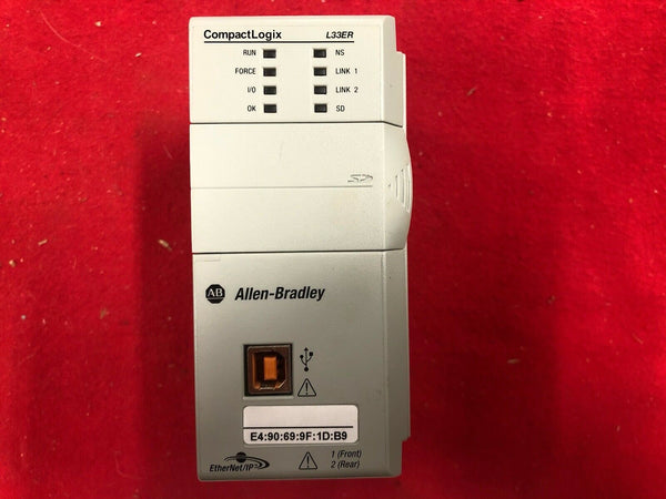 Allen Bradley 1769-L33ER /A CompactLogix Processor 5370 ENet Controlle ...