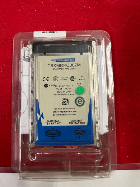 TSXMRPC007M NEW SEALED Schneider Modicon SRam Memory Card TSX-MRPC-007 ...