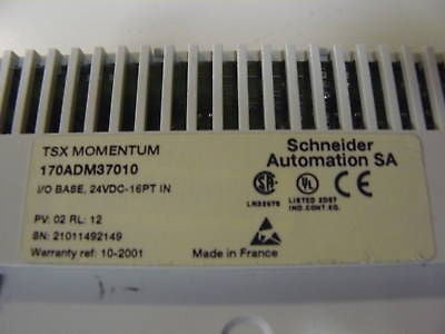 170ADM37010 Modicon Momentum I/O BASE 170-ADM-370-10 | PLC Ltd.
