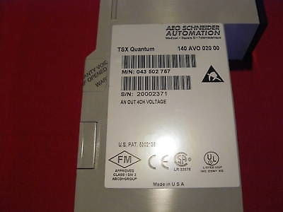 140AVO02000 Modicon Quantum Analog Out 140-AVO-020-00 | PLC Ltd.