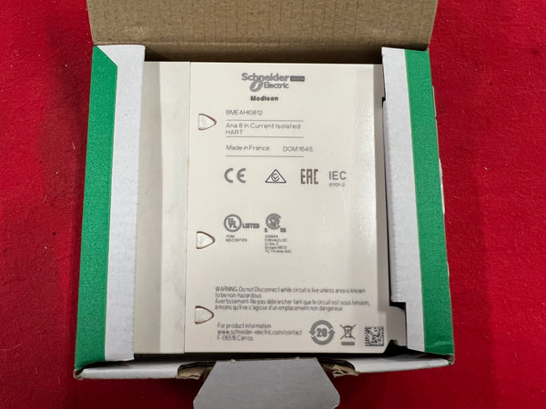 Modicon BMEAHI0812 X80 8-CH Analog Input Current Isolated HART Module ...