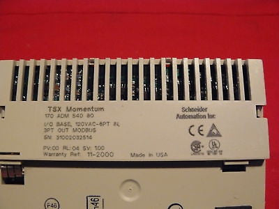 170ADM54080 Modicon Momentum I/O Base 170-ADM-540-80 | PLC Ltd.
