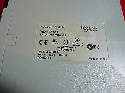 TSXAEY414 Modicon Premium Analog Input TSX-AEY-414 | PLC Ltd.