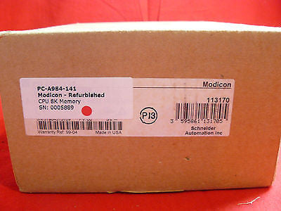 PCA984141 Used TESTED Modicon Compact CPU PC-A984-141 | PLC Ltd.